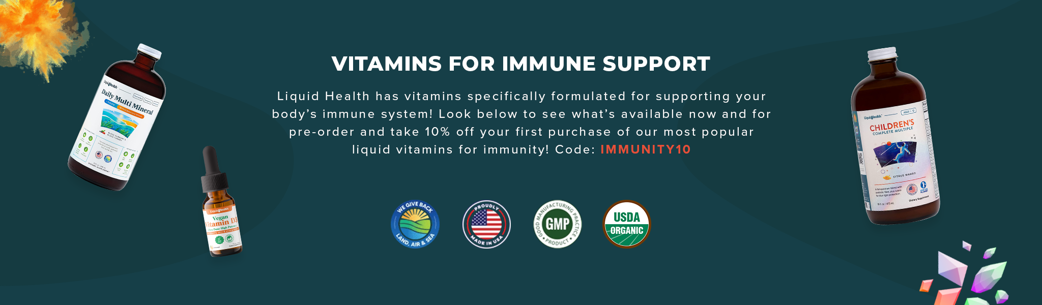 Liquid Immunity Vitamins | Vitamins for Immune System | Liquid Health ...